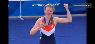 Goud voor Karolien Florijn in skiff op WB1 Finn zilver in 4x - Die Leythe